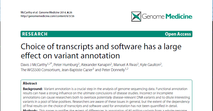 SNPs, ChIPs and RNA